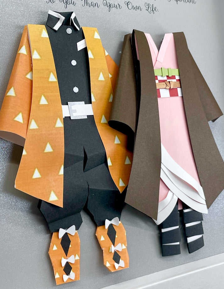 Personalized Demon Slayer Wedding/ Anniversary Gift, Demon Slayer Vale ...