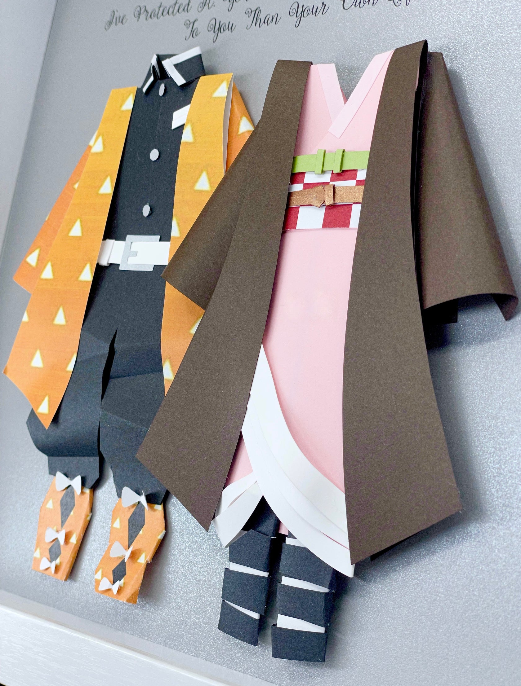 Personalized Demon Slayer Wedding/ Anniversary Gift, Demon Slayer Vale ...