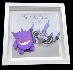 Personalized Custom Pokeman Frame with Any Two Pokemon Figures – Paint ...